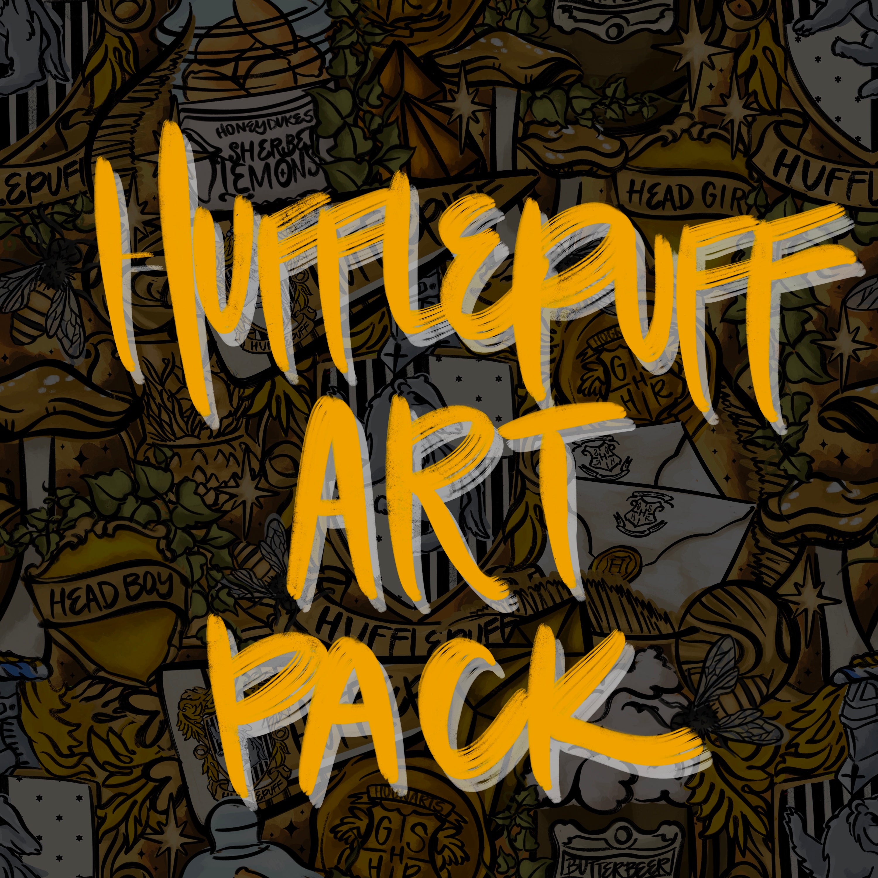 Huff House Art Pack – Grey Skies Custom Graphics